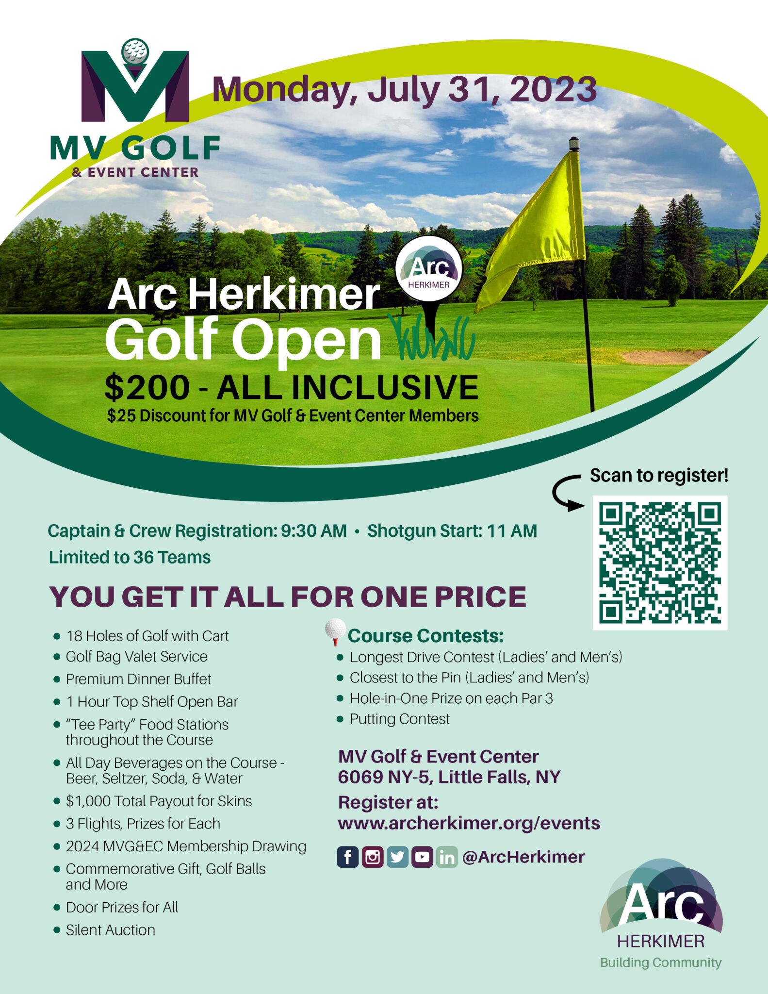 Arc Herkimer Golf Open | Arc Herkimer | Building Community, Herkimer, NY